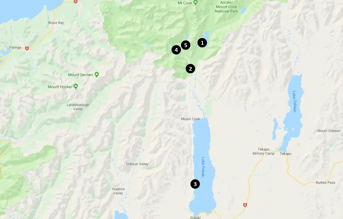 Photography Planning for Mount Cook Aoraki
