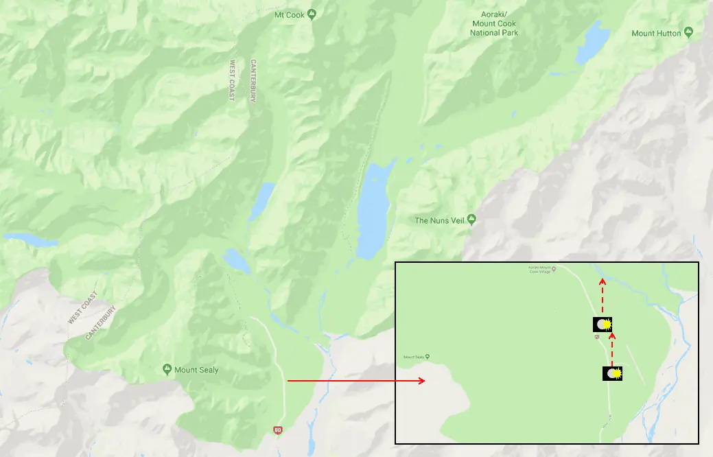 Photography Planning for Mount Cook Aoraki