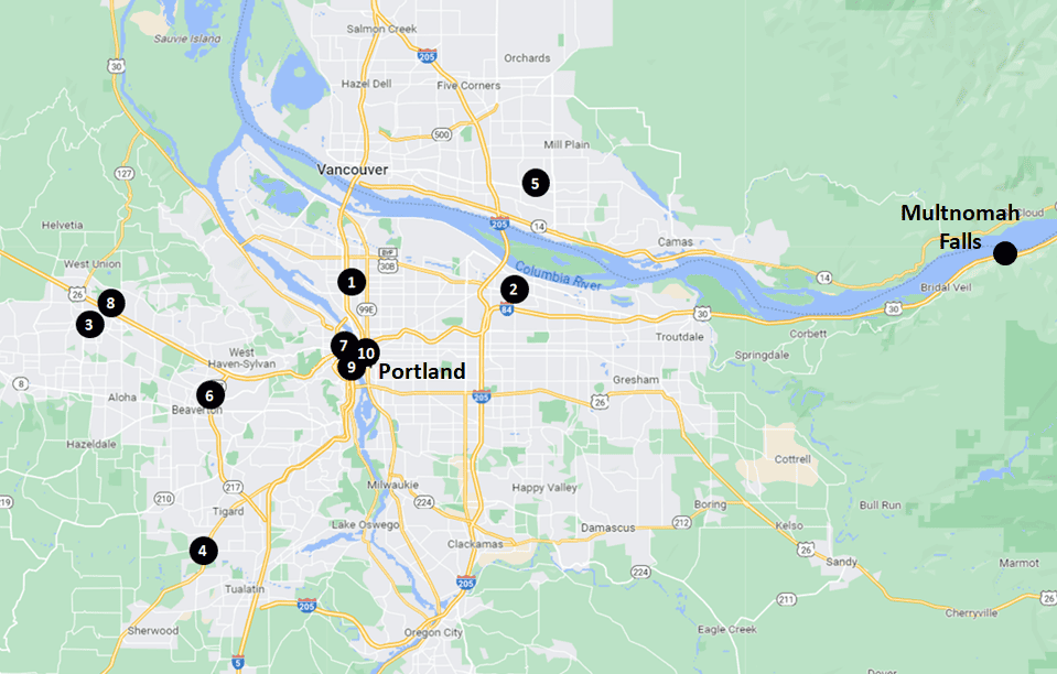 Exploring Portland, Oregon - A Multnomah Falls Guide